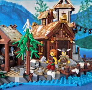 LEGO Ideas 21343 Wikingerdorf im Review - zusammengebaut