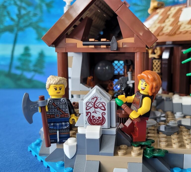 LEGO Ideas 21343 Wikingerdorf im Review - zusammengebaut