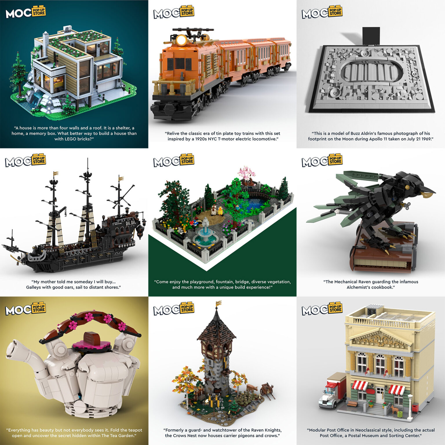 BrickLink LEGO MOC Pop-Up Store: Neun weitere Modelle können bestellt ...