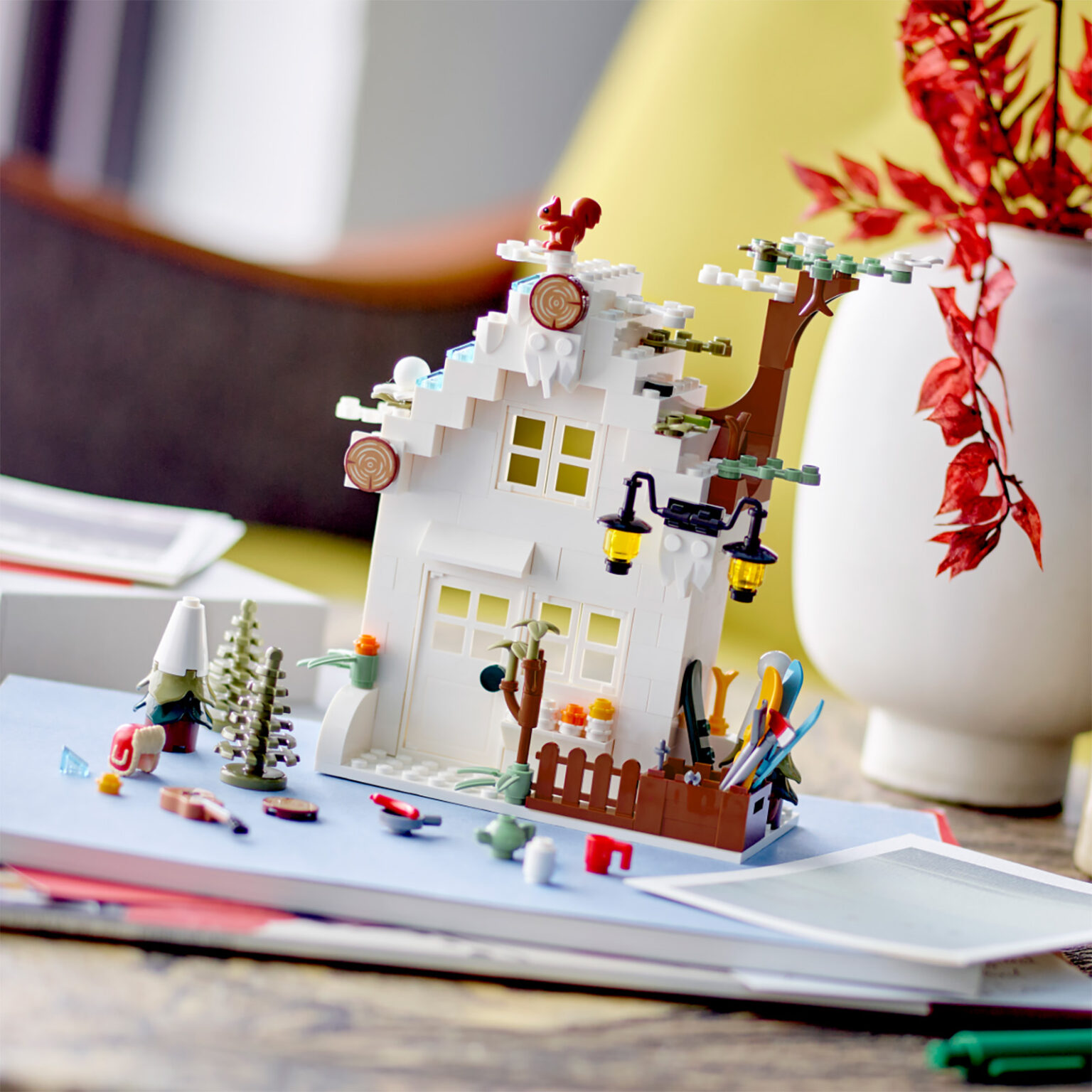 LEGO 40610 Winter Fun VIP Add-On Pack: Eichhörnchen! - zusammengebaut