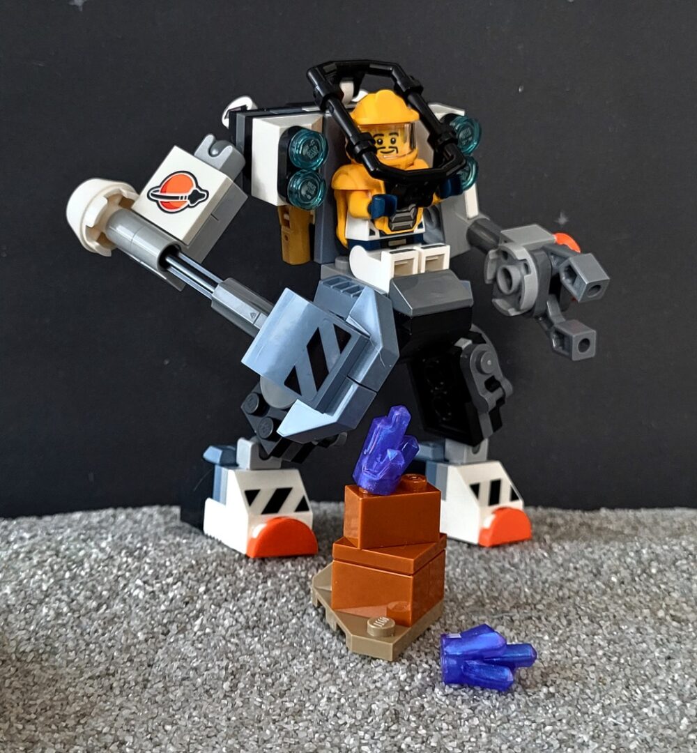 LEGO City 60428 Space Construction Mech im Review - zusammengebaut