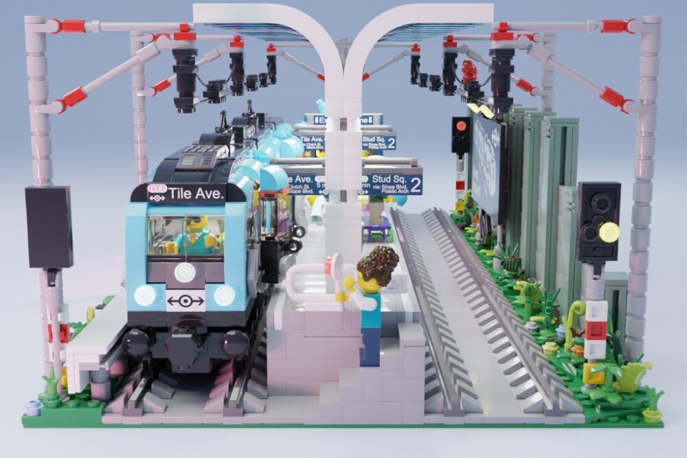 LEGO BrickLink Designer Program Serie 4 mit meiner LEGO S-Bahn ...
