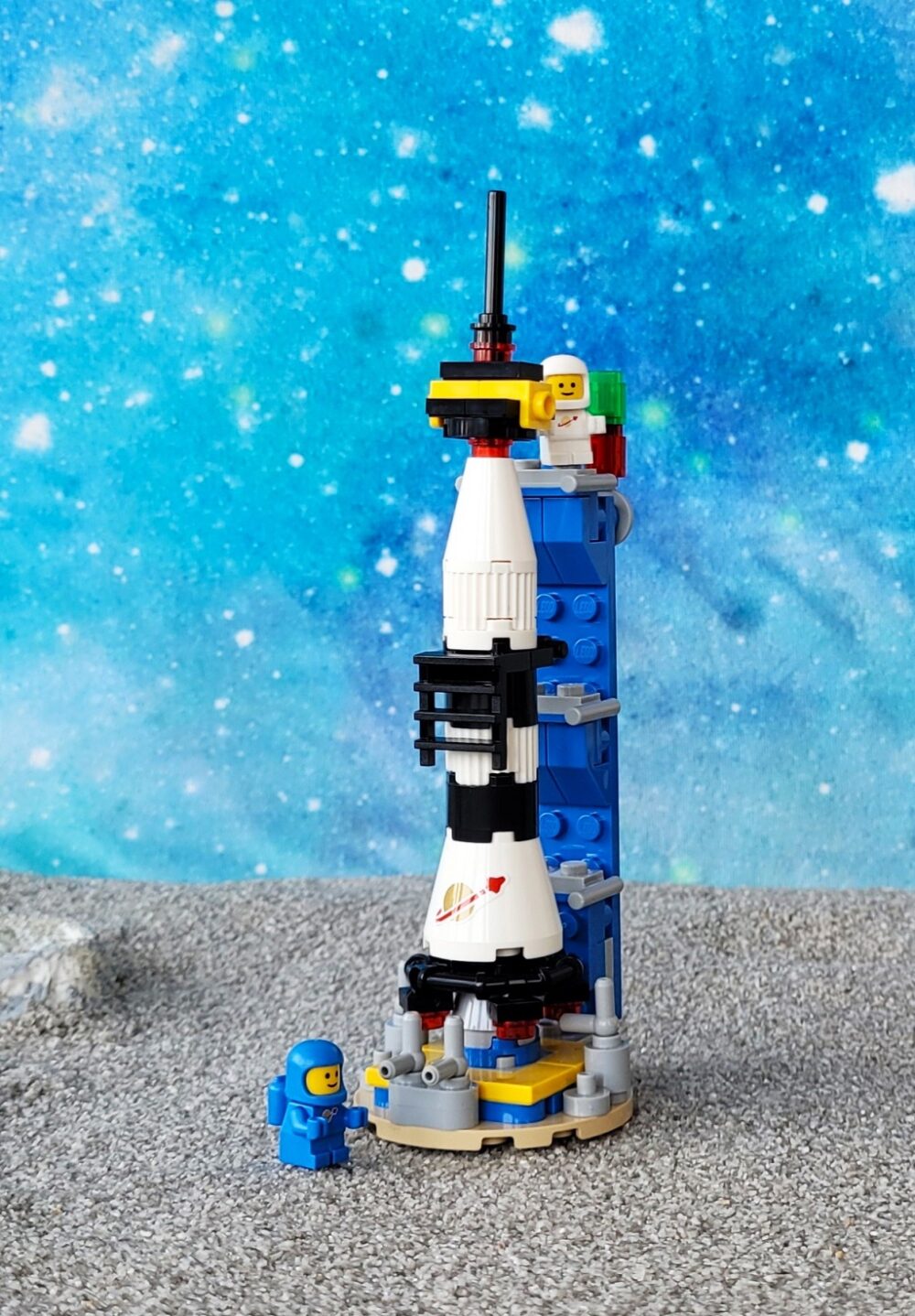 LEGO Space 40712 Micro Rocket Launchpad im Review - zusammengebaut