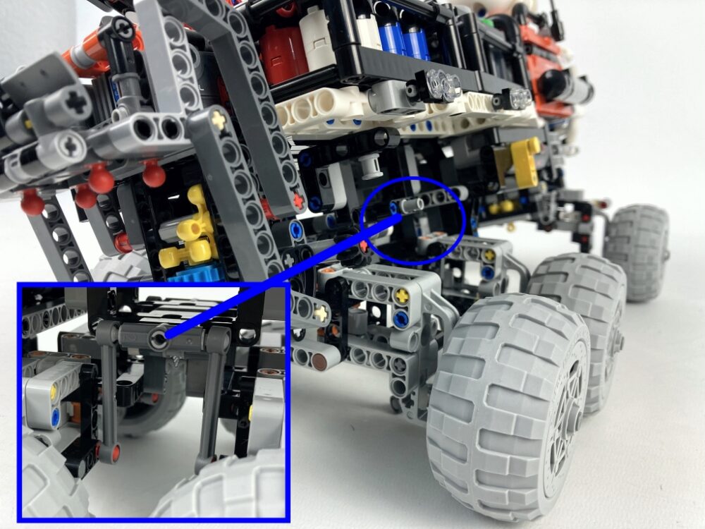 LEGO Technic Space 42180 Mars Exploration Rover im Review - zusammengebaut