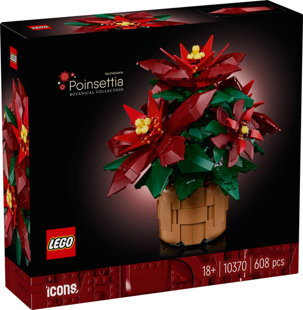LEGO verwelkt nicht: Icons 10370 Weihnachtsstern und 10340 Kranz ...