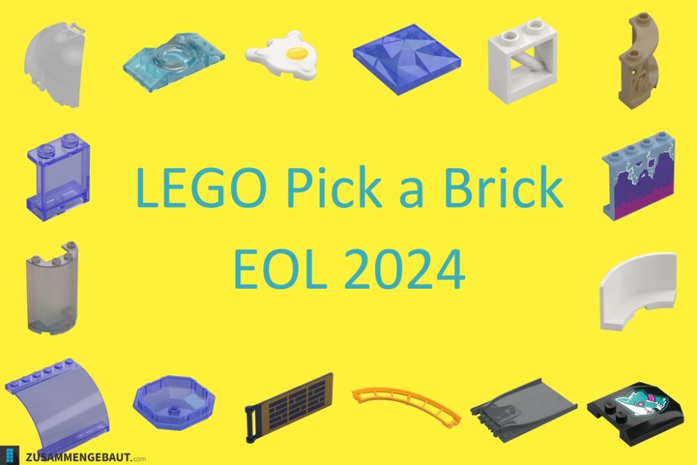 LEGO Pick a Brick EOL-Liste 2024: Sonstiges - zusammengebaut