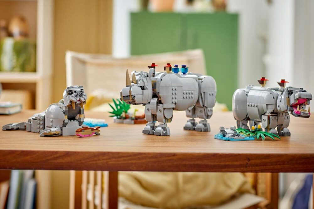 LEGO Creator 31171 Wilde Tiere: Majestätisches Nashorn offiziell ...