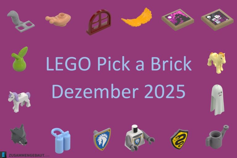 LEGO Pick a Brick Dezember-Update: Über 420 Teile der August-Neuheiten ...